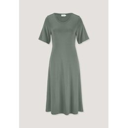 hessnatur Jersey Kleid in mattgr&uuml;n | Gr.: 38