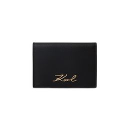 K by KARL LAGERFELD Karl Lagerfeld Kartenetui ' K/Signature Klappbares Kartenetui ' Damen Gr&ouml;&szlig;e One Size schwarz