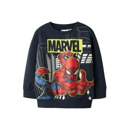 name it Sweatshirt 'NMMDion Spider' boy size 98 Navy / Yellow / Red / White