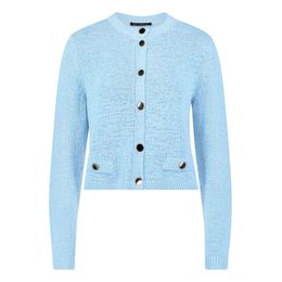 Betty Barclay Strick-Cardigan mit aufgesetzten Taschen in Powder Blue | Gr.: 44