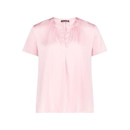 Betty Barclay Satin-Bluse kurzarm in Pink Dolphin | Gr.: 38