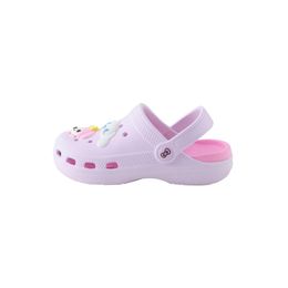 next Sandals girl size 30.5 Lilac / Rose / White