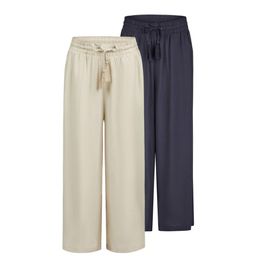DENIMFY Stoffhose / Chino DFKate 2er Pack comfort/relaxed in Mehrfarbig | Gr.: XL