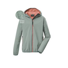 Killtec Kinder Funktionsjacke "KOS 145 BYS JCKT"helles naturgr&uuml;n, Gr. 152, Obermaterial: 100% Polyester. Futter: 100% Polyester, Jacken,
