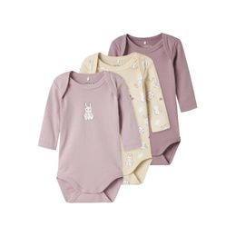 name it 3er-Pack Strampler in Summer Sand | Gr.: 74