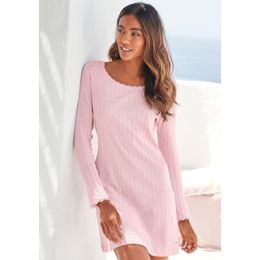 s.Oliver Damen Nachthemd, Rosa, Gr. 36/38, Nachthemden, 100% Baumwolle