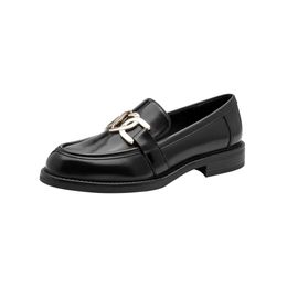 Marco Tozzi Slipper in BLACK BRUSH | Gr.: 39