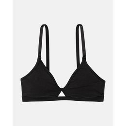 Speidel Damen Soft-BH "Young Basic", Gr. XS, schwarz, Obermaterial: 92% Baumwolle, 8% Elasthan, unifarben, Basic, BHs, basic, weich, elastisch,