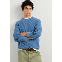 Pepe Jeans Herren V-Ausschnitt-Pullover "jumper DUFF", blau, Gr. S, 100% Baumwolle, Pullover