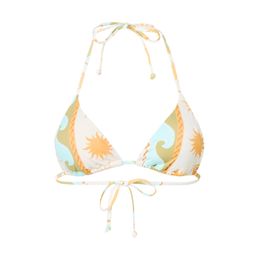 Billabong Bikinitop 'Sunblind Remi' Damen Gr&ouml;&szlig;e 80 creme / aqua / kiwi / apricot
