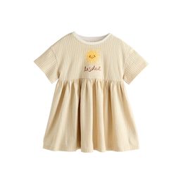 next Kleid M&auml;dchen Gr&ouml;&szlig;e 116 beige / gelb / wei&szlig;