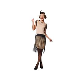 TecTake Musikerin, auch T&auml;nzerin, in schwarz/beige, Gr. XXL, Inkl. Haarband | Gr.: L