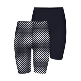 Only Leggings 'ONLLIVE LOVE' Damen Gr&ouml;&szlig;e S navy / wei&szlig;