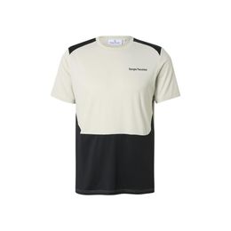 Sergio Tacchini T-Shirt 'Arcata' Herren Gr&ouml;&szlig;e M creme / schwarz