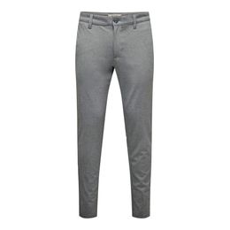 Only & Sons ONLY & SONS Chino Hose in Medium Grey Melange | Gr.: w31-l34
