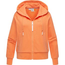 Ragwear Zip-Up Hoodie 'Taila' female size 6XL Peach
