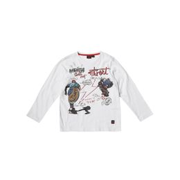KOROSHI Shirt girl size 116 Dark blue / Dark red / Black / White