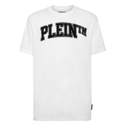 Philipp Plein Herren T-Shirt "Rundhals-T-Shirt", wei&szlig;, Gr. XL, Obermaterial: 100% Baumwolle, Shirts