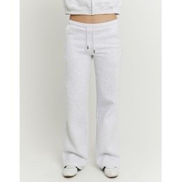Tally Weijl Damen Sweathose "SPACOWIBY", grau, Gr. 40, meliert, Sweatware, Obermaterial: 65% Baumwolle, 35% Polyester, Hosen, Baumwollmischung, weit