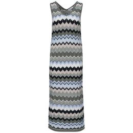 Street One Kleid Damen Gr&ouml;&szlig;e M hellblau / khaki / dunkelgr&uuml;n / schwarz