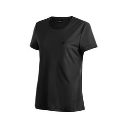 Maier Sports T-Shirt Waltraud H/S in Schwarz01100 | Gr.: 36