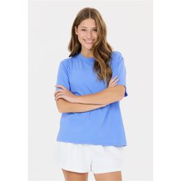 ENDURANCE ATHLECIA ATHLECIA Damen T-Shirt "Lexy", blau, Gr. 44, unifarben, 95% Baumwolle, 5% Elasthan, Shirts, in atmungsaktiver Qualit&auml;t