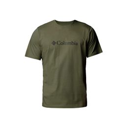 Columbia CSC Basic Logo T-Shirt in Oliv | Gr.: M