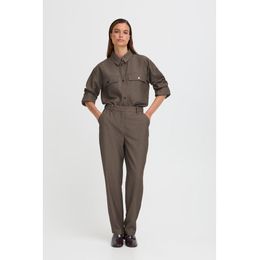 b. young Freizeithose BYDANTA Regular fit in Walnut Melange | Gr.: 46