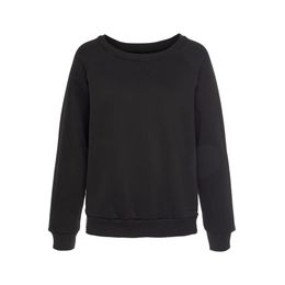 Lascana Sweatshirt in schwarz | Gr.: 36-38