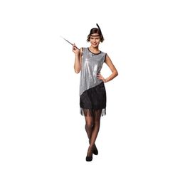 TecTake Musikerin/T&auml;nzerin, in silber, Gr. L, figurbetontes Kleid | Gr.: S