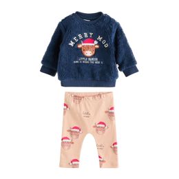 next Set M&auml;dchen Gr&ouml;&szlig;e 62 beige / navy / braun / rot