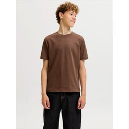 Jack & Jones Jack & Jones Junior T-Shirt 'JJEStar' Jungen Gr&ouml;&szlig;e 152 braun