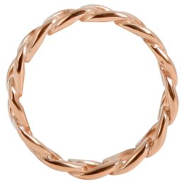Adelia&acute;s ADELIA ́S Damen Fingerring "Damen Ring aus Edelstahl", 52, Edelstahl, rosa, Edelstahl, Fingerringe