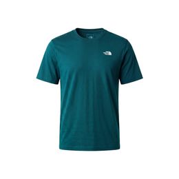 The North Face T-Shirt 'EVOLUTION SIMPLE DOME' Herren Gr&ouml;&szlig;e XXL petrol / wei&szlig;