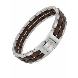 Holzwerk Armband 'ORTHSEE' Damen Gr&ouml;&szlig;e 21 cm silber