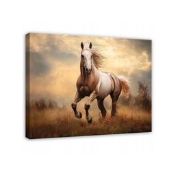 WALLARENA Leinwandbild Pferd in Braun | Gr.: 60 x 40 cm