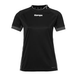 Kempa Damen T-Shirt "Shirt PRIME TRIKOT WOMEN", schwarz, Gr. S, Obermaterial: 100% Polyester PES., Shirts