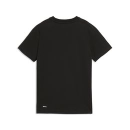 Puma Jungen T-Shirt "ACTIVE SPORTS SMALL GRAPHIC TEE B"Puma schwarz, Gr. 128, bedruckt, Obermaterial: 69% Baumwolle, 31% Polyester, Shirts, Regular