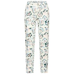 s.Oliver Damen Pyjamahose, Gr. 44, bunt, Single Jersey, Obermaterial: 50% Baumwolle, 50% Viskose, gebl&uuml;mt, mehrfarbig, Hosen, Sch&ouml;ner Blumen oder
