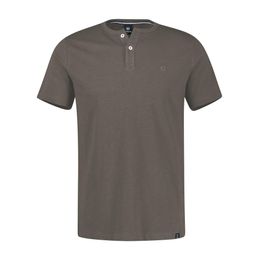 Lerros Herren T-Shirt "T-Shirt mit Rundhalsausschnitt, grosse Gr&ouml;&szlig;en", braun, Gr. 6XL, 100% Baumwolle, Shirts, Herren T-Shirt &Uuml;bergr&ouml;&szlig;e, 100%
