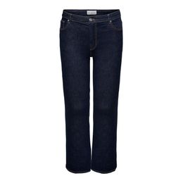 Only Carmakoma Jeans mit weitem Bein in Dark Blue Denim | Gr.: W44/L30