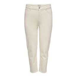 Only Carmakoma Straight-Fit jeans in Ecru | Gr.: W44/L34