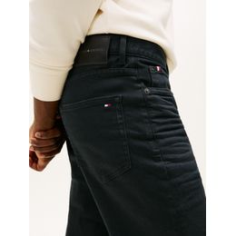 Tommy Hilfiger Herren Straight-Jeans "DENTON Slim Straight Fit"brent schwarz, Gr. 32, Denim/Jeans, Obermaterial: 93% Baumwolle, 5% Elastomultiester,