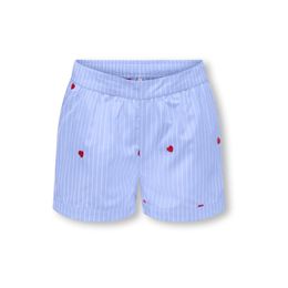 ONLY GIRLS Pants 'KOGNEW LINA' girl size 164 Light blue / Carmine red / White