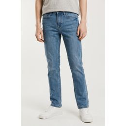 STACCATO Kinder 5-Pocket-Jeanslight blau d, Gr. 134, unifarben, Denim/Jeans, Obermaterial: 80% Baumwolle, 19% Polyester, 1% Elasthan, Jeans, f&uuml;r