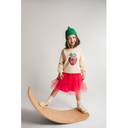 SATURNDAY Baumwoll/T&uuml;ll Kleid Erdbeere in Pink | Gr.: 110