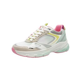 Tamaris Sneaker Damen Gr&ouml;&szlig;e 42 beige / curry / grau / wei&szlig; Sommerschuhe