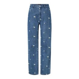 Pieces Straight Fit Jeans in Medium Blue Denim | Gr.: W30/L30
