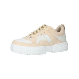 Buffalo Damen Sneaker "Buffalo Sneaker Lederimitat", Gr. 39beige, Lederimitat, Schuhe