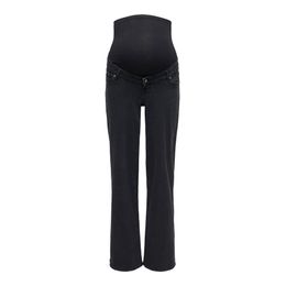 Only Jeans mit weitem Bein in Washed Black | Gr.: M/L30